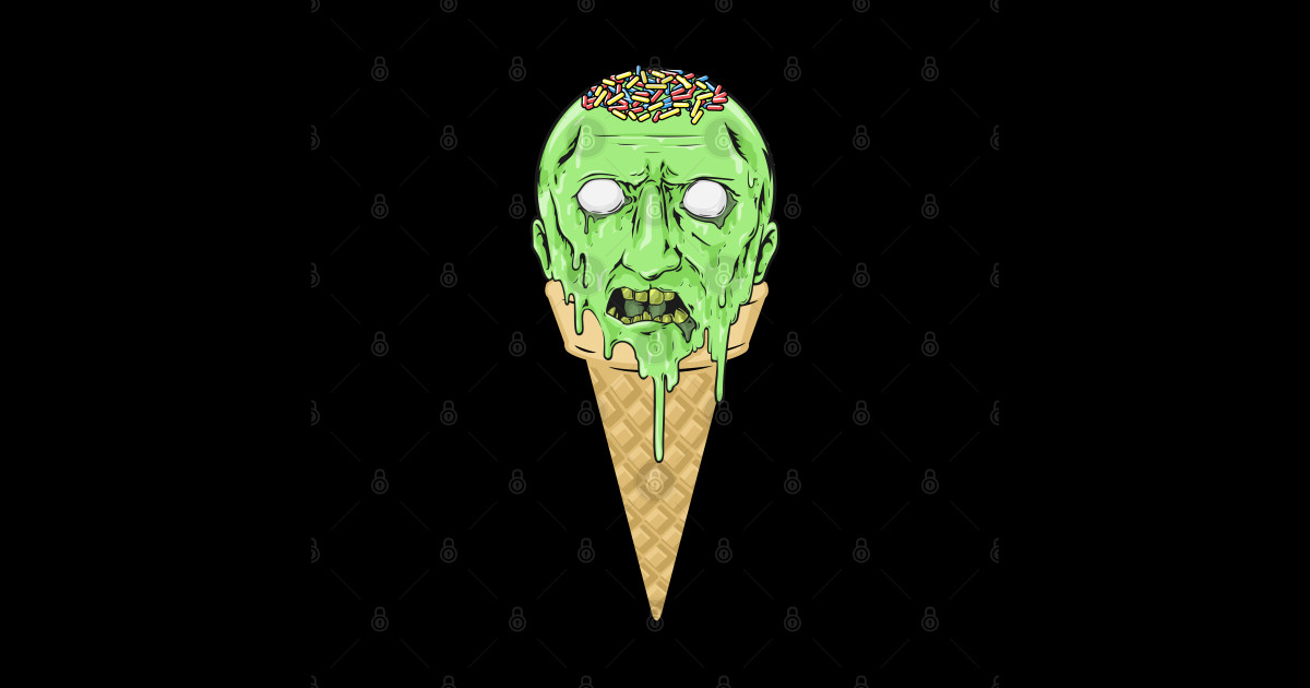 Ice Scream - Holloween - Posters and Art Prints | TeePublic