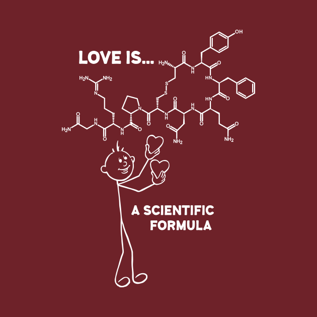 LOVE IS... A SCIENTIFIC FORMULA - Scientific Drawing - T-Shirt | TeePublic