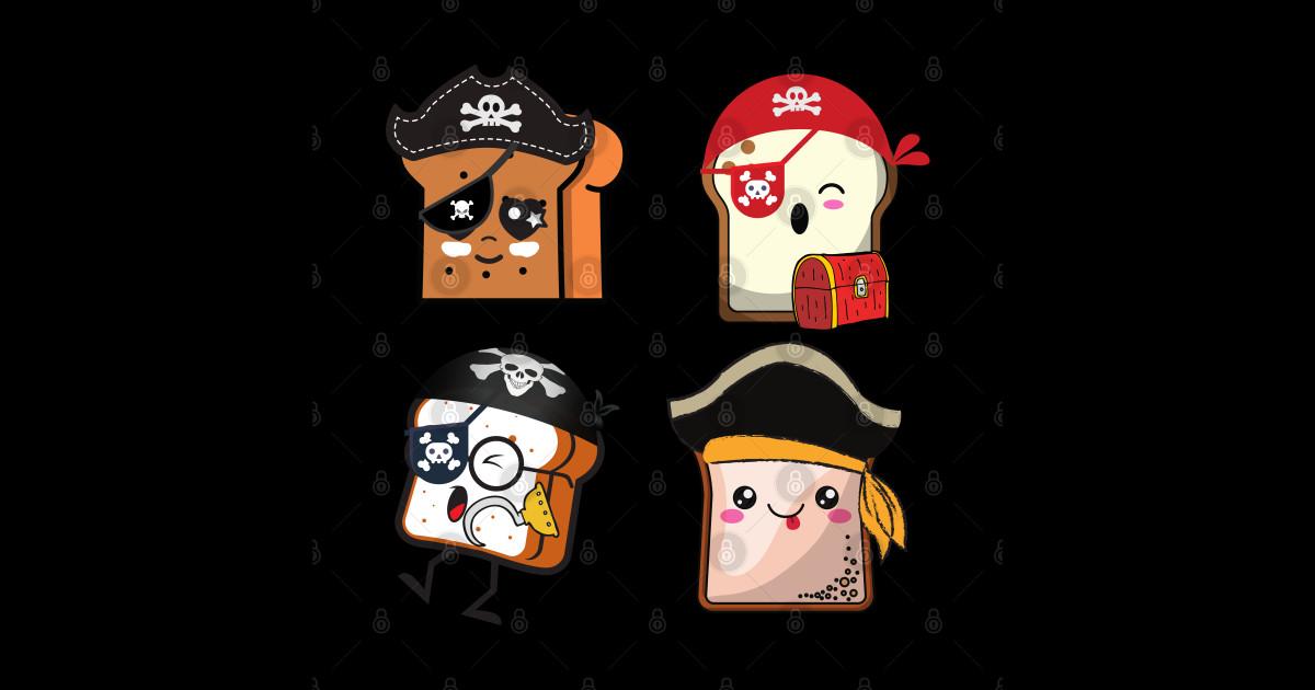 Pirate Bread - Pirate Bread - Sticker | TeePublic