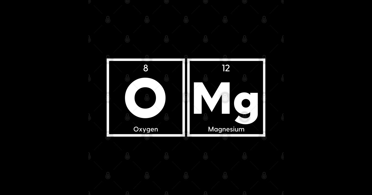 OMg it's Chemistry - Omg - Sticker | TeePublic