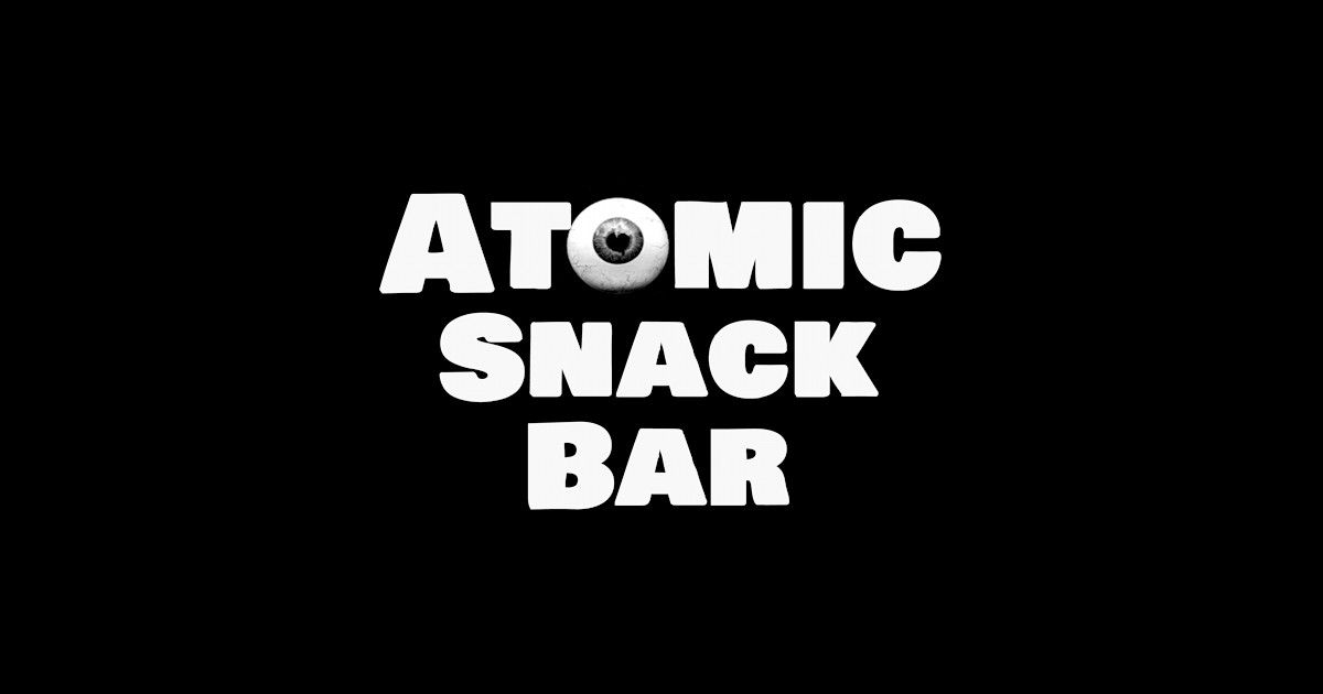 The Atomic Logo - Atomic Snack Bar - Sticker | TeePublic