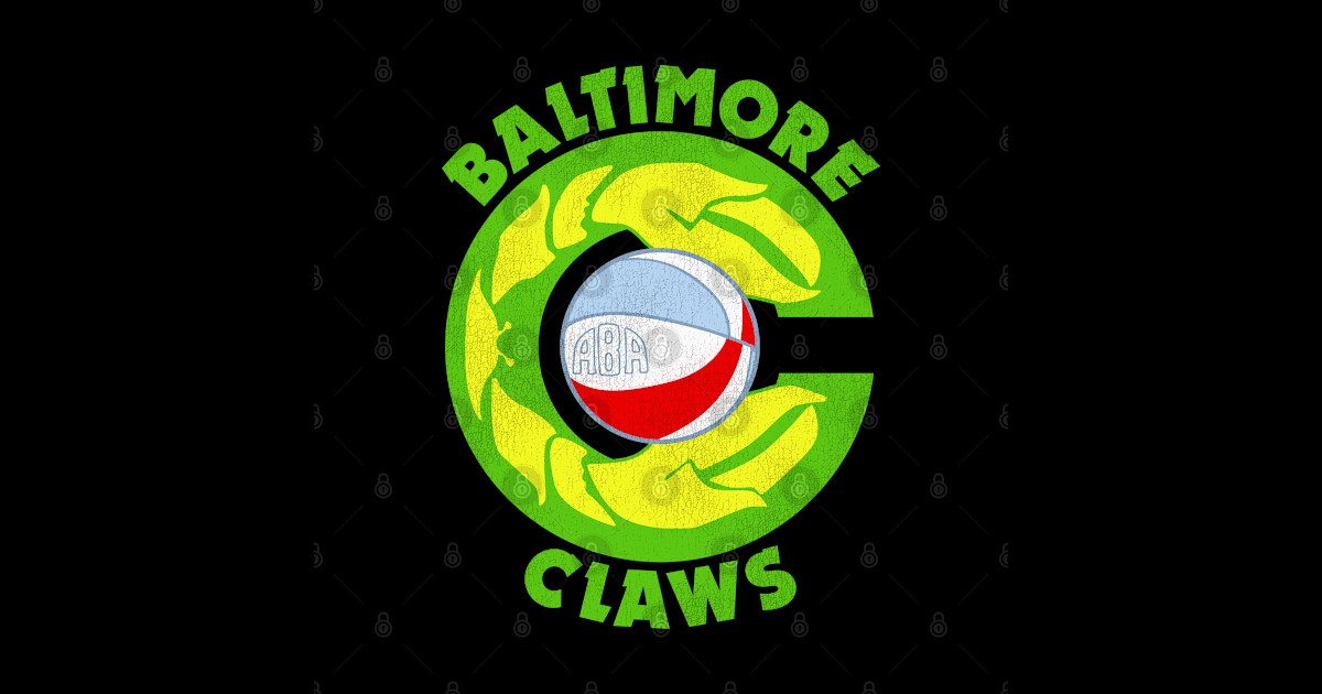 Defunct Baltimore Claws Basketball Team - Basketball - Sticker | TeePublic