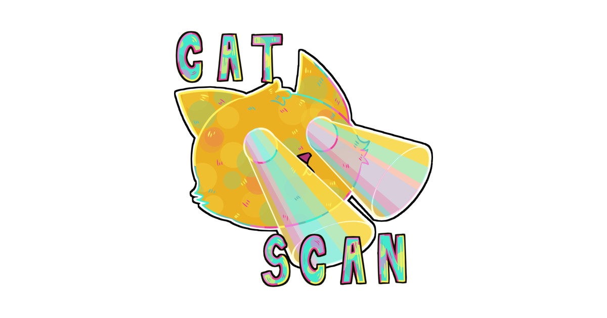 Cat Scan - Cat - T-Shirt | TeePublic