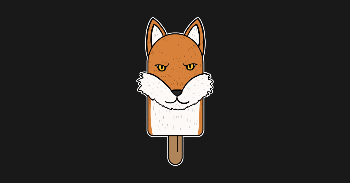 Animal Popsicle Fox Ice Cream Summer Gift - Fox - T-Shirt | TeePublic
