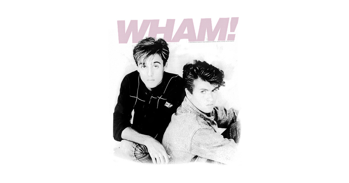 Vintage Band Fan Music Tour Logo Album - Classic Wham Bad Boys - T ...