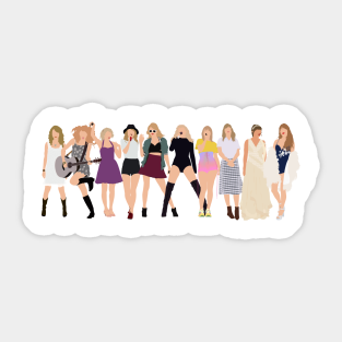 Taylor Swift The Eras Tour Stickers for Sale | TeePublic