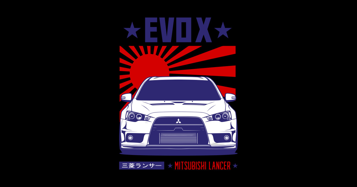 Lancer EVO X JDM Style - Evo X - Sticker | TeePublic