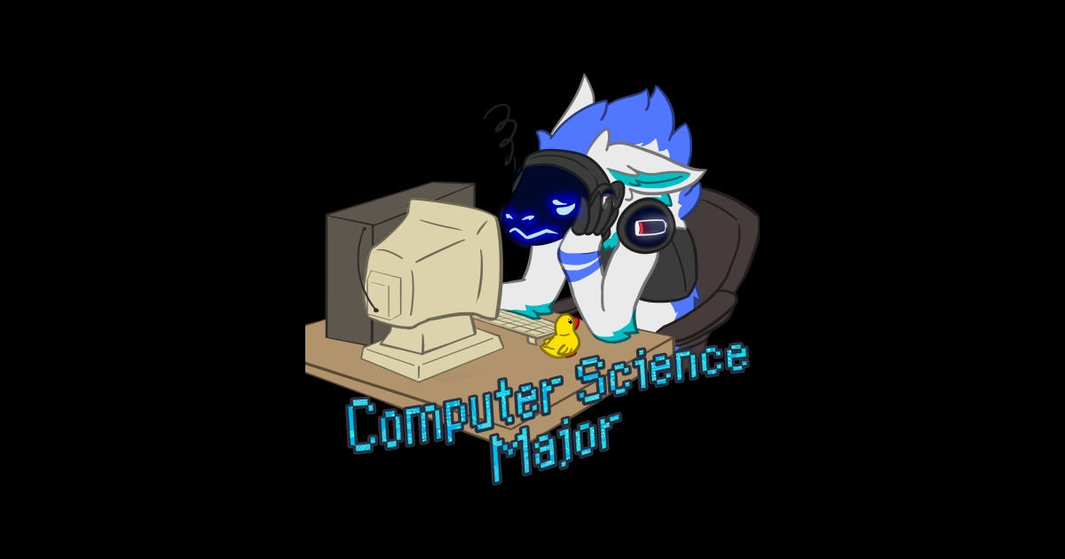 Computer Science Protogen - Computer Science Major - Sticker | TeePublic