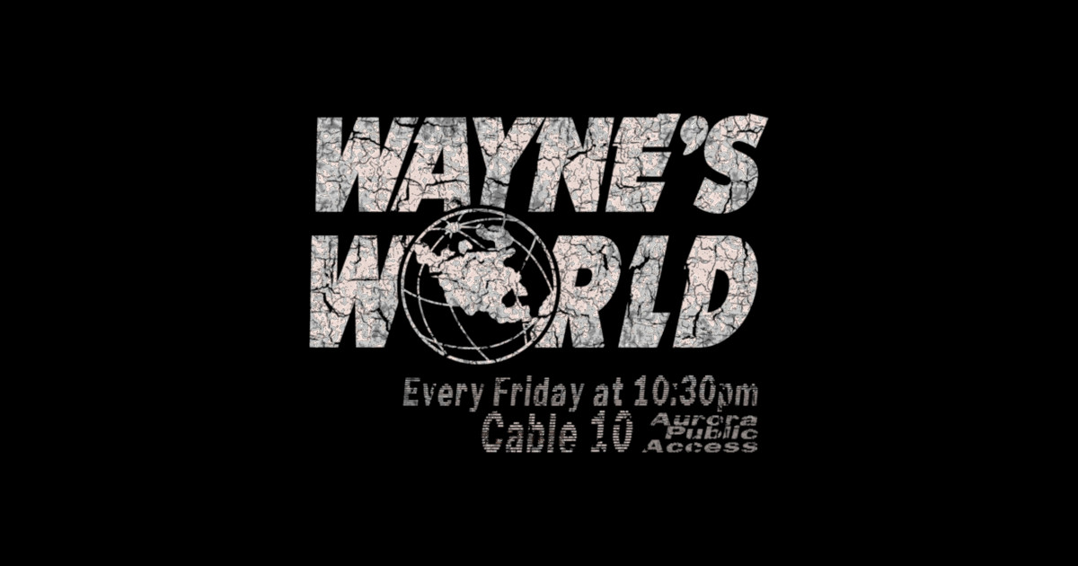 Wayne's World SNL - Waynes World Snl - Sticker | TeePublic