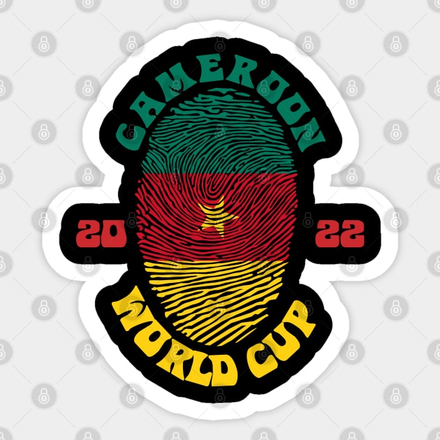 Cameroon World Cup 2022 - World Cup Qatar 2022 - Sticker | TeePublic