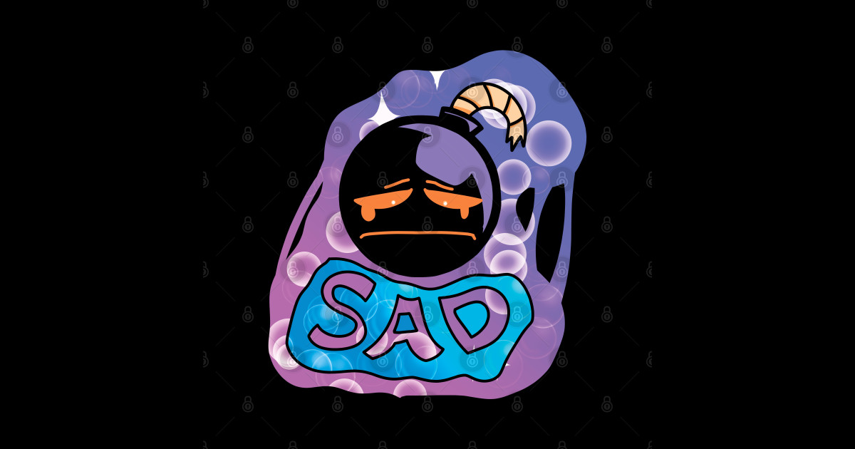 Fnf Whitty mod character graffiti sad - Emoji Fnf - Sticker | TeePublic