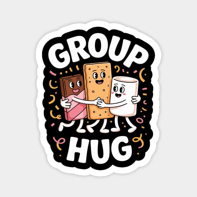 Group Hug Camping Smores Kawaii S'mores - Group Hug Camping Smores ...