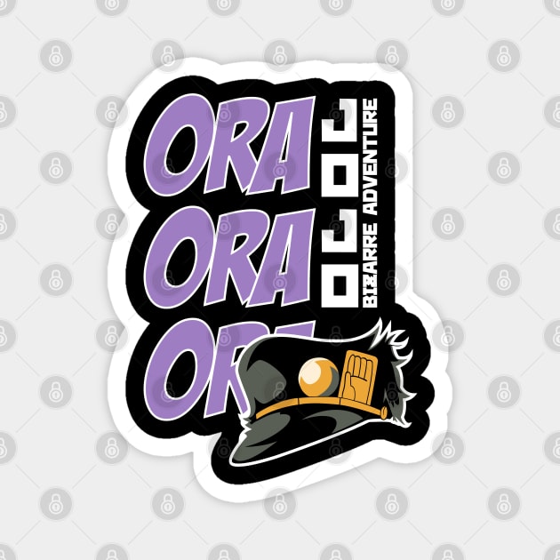 ORA ORA ORA JJBA Anime Fanart - Jojos Bizarre Adventure - Magnet ...