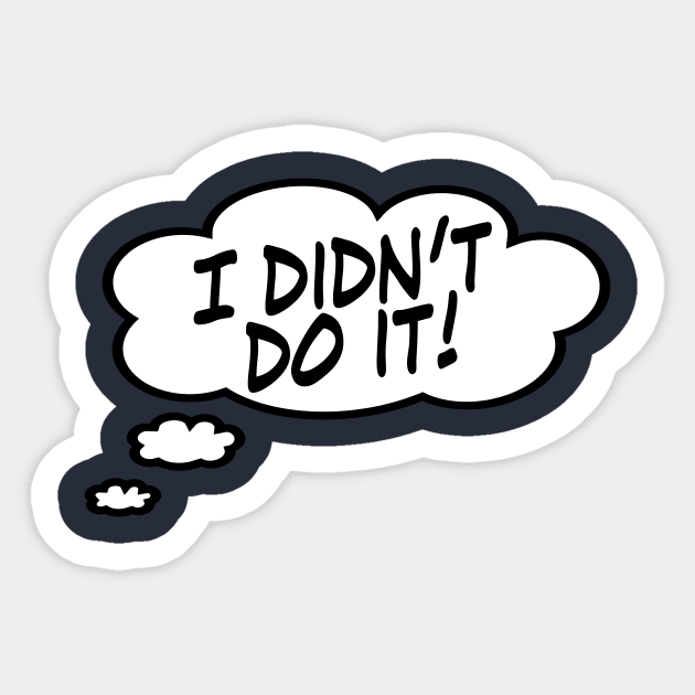 i didn't do it logo