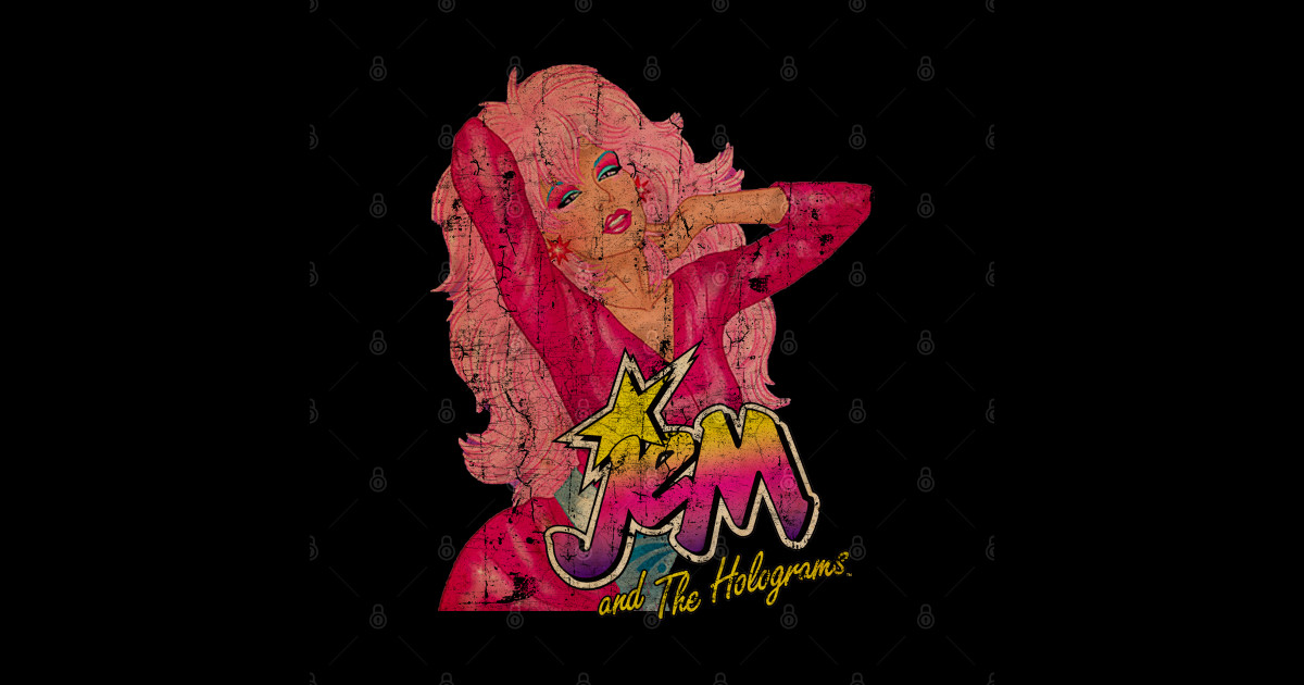 Vintage 80s jem and the holograms - Jem And The Holograms - Sticker ...
