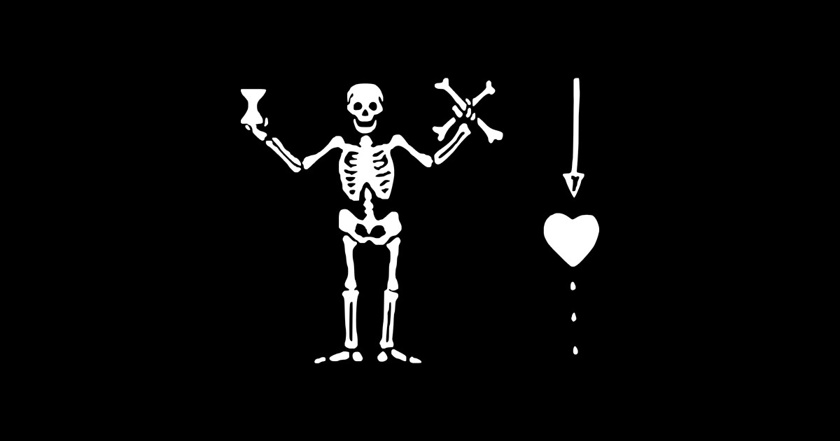 Bartholomew Roberts Pirate Flag - Bartholomew - Posters and Art Prints ...