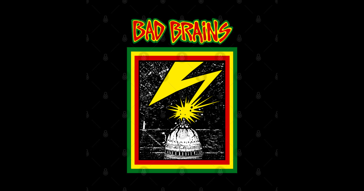 Bad Brains High Resolution - Bad Brains - Sticker | TeePublic