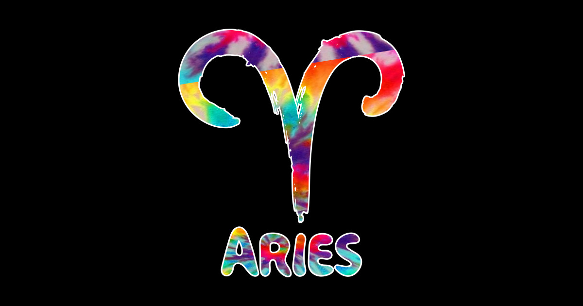 Colours of Aries - Aries Zodiac Sign - Sticker | TeePublic