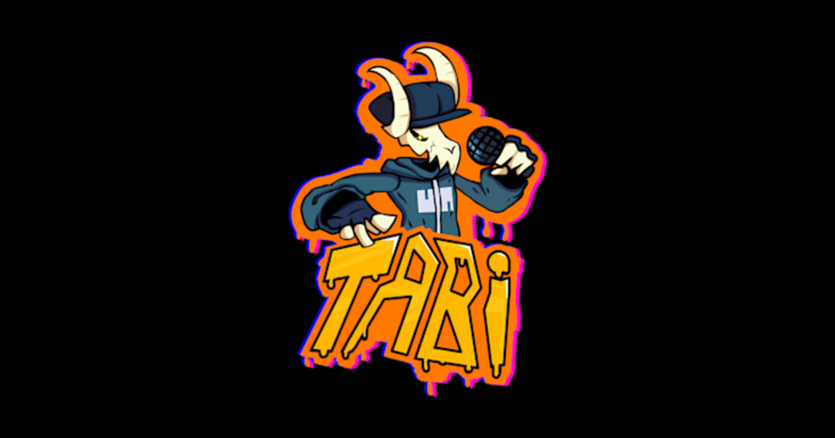 Tabi Fnf Mod Character Tabi Fnf Mod Character Sticker Teepublic