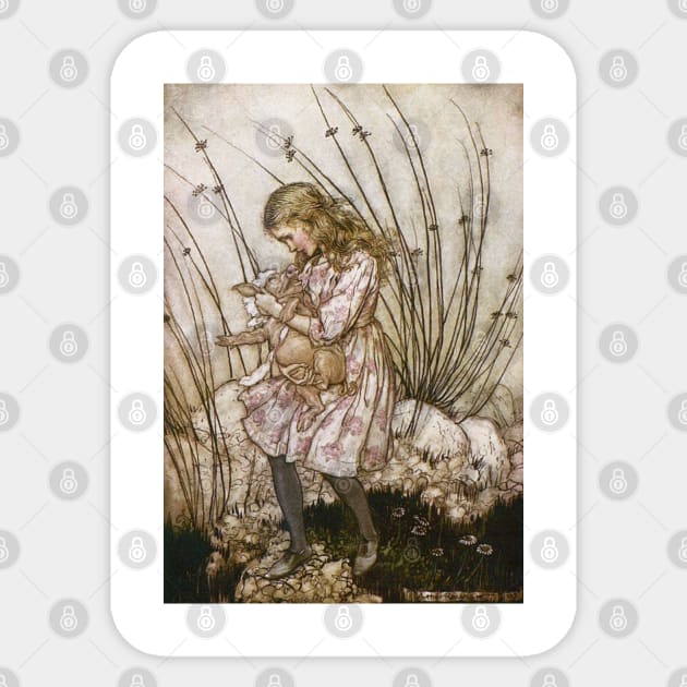 Alice In Wonderland - Arthur Rackham - 4 - Arthur Rackham - Sticker ...