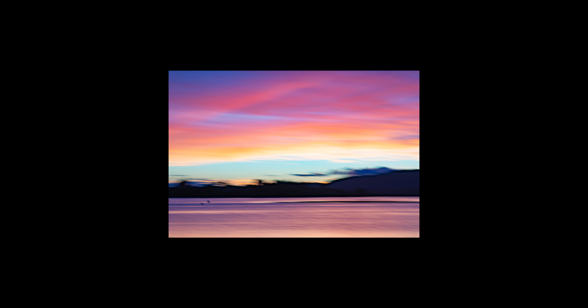 bright hues in morning blue hour - Sky Colours - Magnet | TeePublic