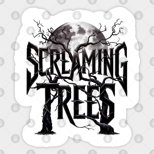 Screaming trees black metal - Screaming Trees - Sticker | TeePublic