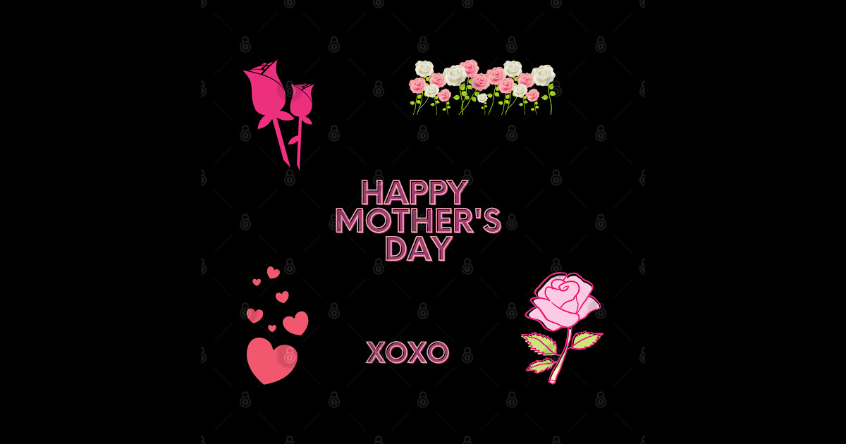 Happy Mother's Day Pack - Mothers Day - Sticker | TeePublic