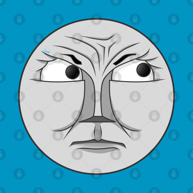 Gordon angry face - Thomas And Friends - T-Shirt | TeePublic