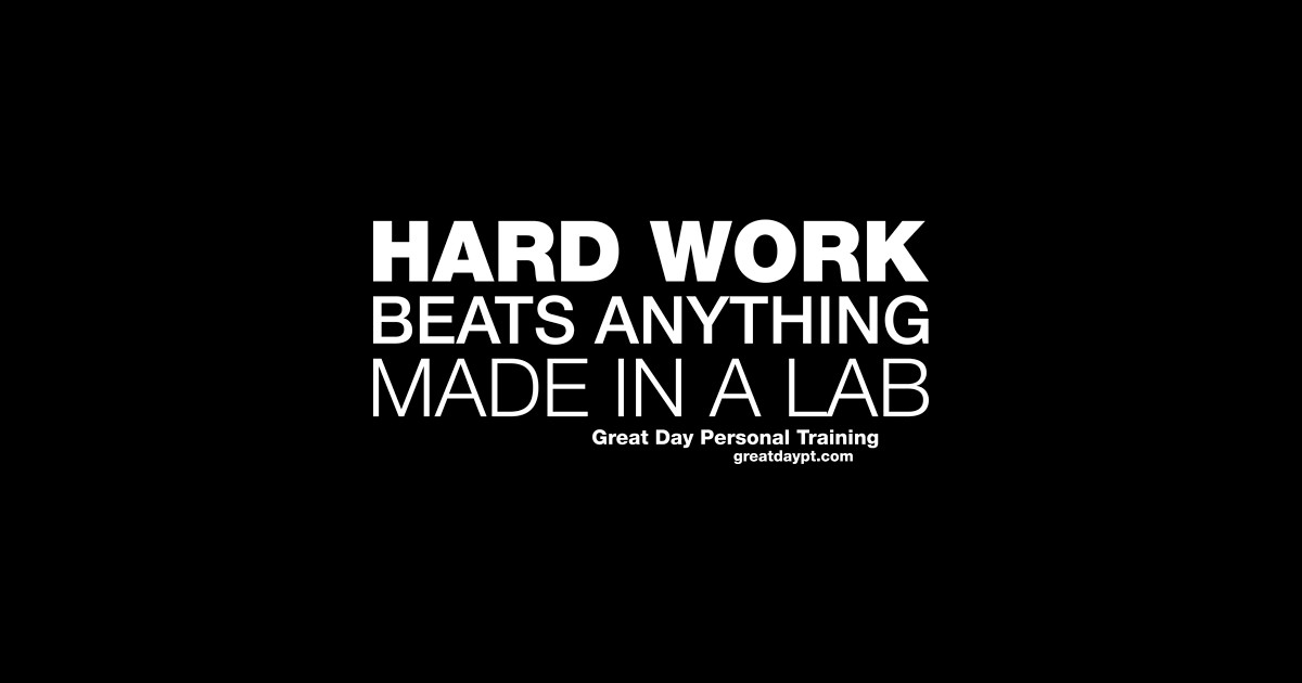 Hard Work - Personal Training - Sticker | TeePublic