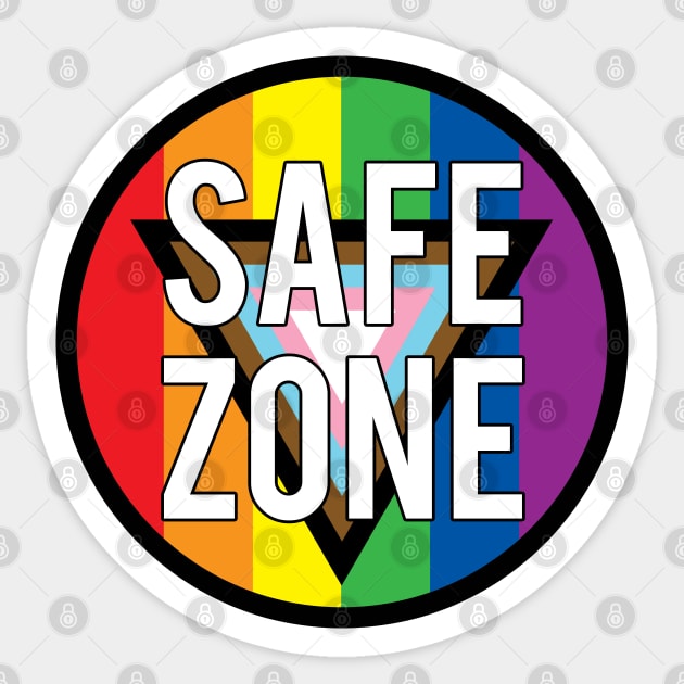 Safe Zone - Lgbtqia - Sticker | TeePublic