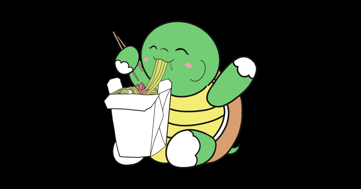 Ramen Turtle - Ramen - Sticker | TeePublic
