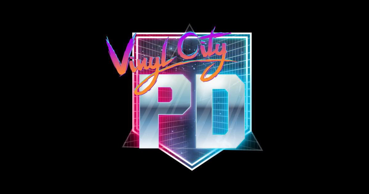Vinyl City PD Logo - Vcpd - Sticker | TeePublic