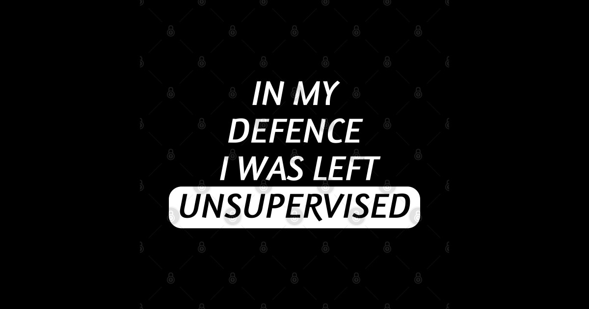 In My Defence I Was Left Unsupervised - In My Defence I Was Left ...
