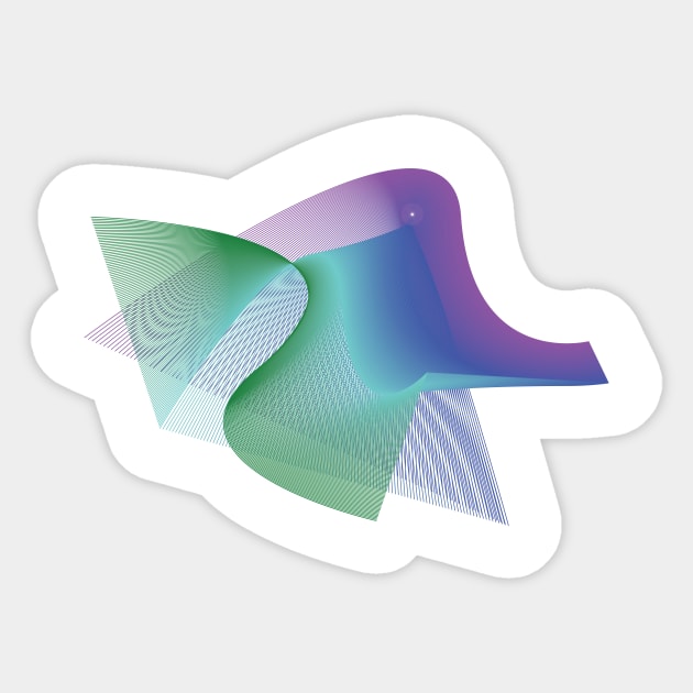 Color Spectrum Design BY OverView - T Shirtdesign - Sticker | TeePublic