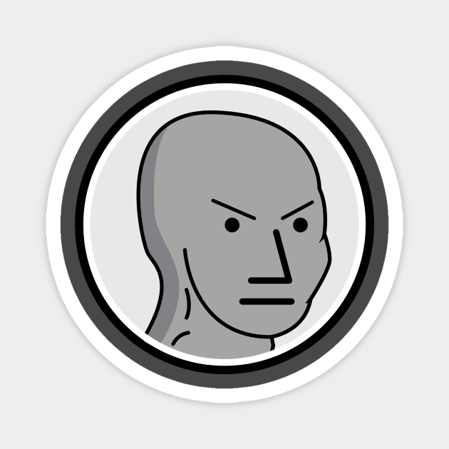 Angry NPC Meme Shirt - Meme - Magnet | TeePublic