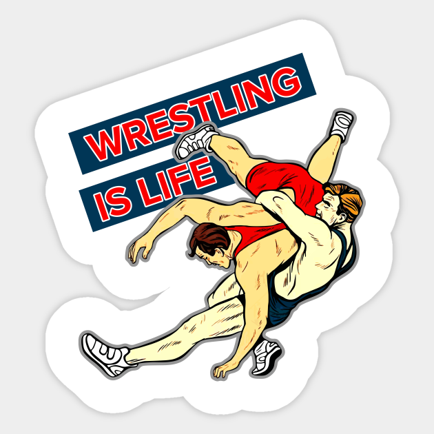 Wrestling - Wrestling - Sticker | TeePublic
