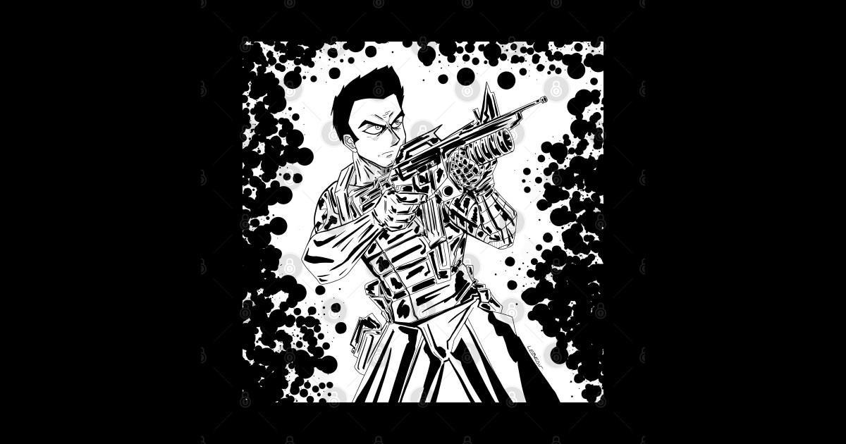 the midnight soldier commando ecopop art in ink drawing - Commando ...
