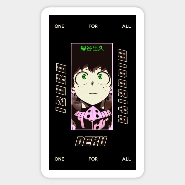 Deku "Izuku Midoriya" - Deku - Sticker | TeePublic