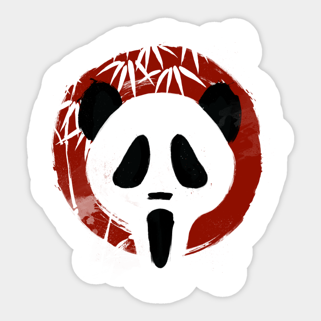 Screaming Panda - Animal - Sticker | TeePublic