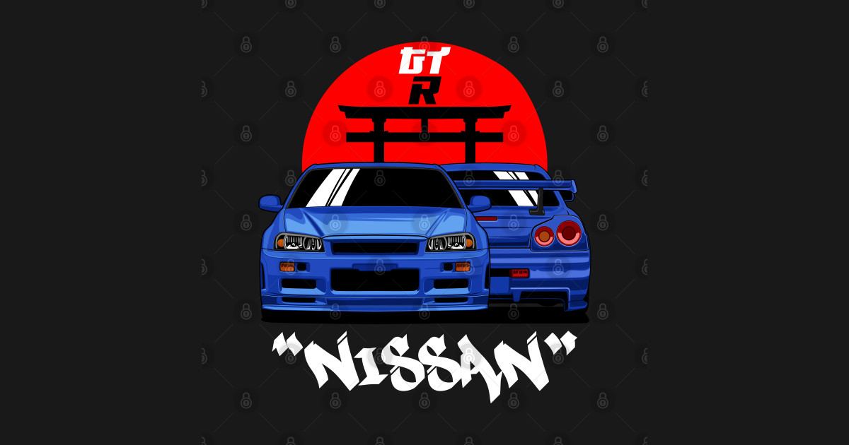 GTR R34 Legend JDM - Gtr R34 - T-Shirt | TeePublic