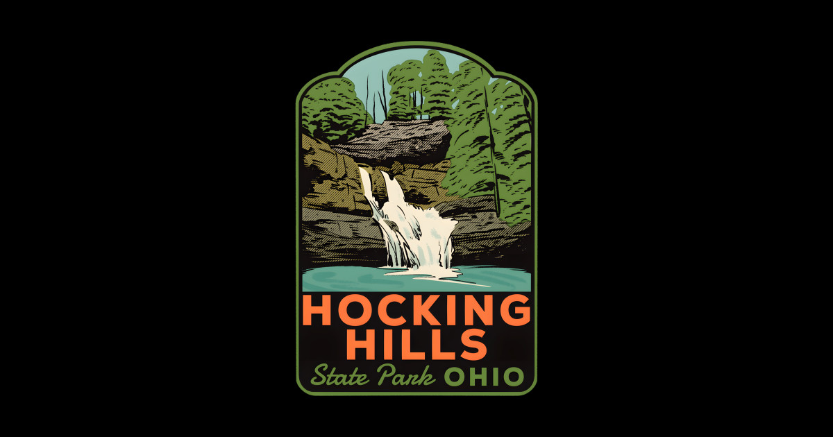 Hocking Hills State Park Ohio - Hocking Hills - Sticker | TeePublic