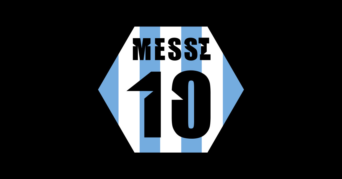 Lionel Messi 10 - Argentina Messi - Sticker | TeePublic