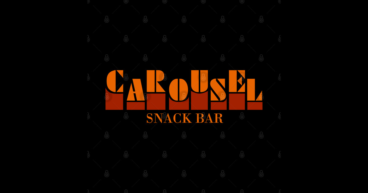 Carousel Snack Bar 1970s - Carousel Snack Bar - Sticker | TeePublic