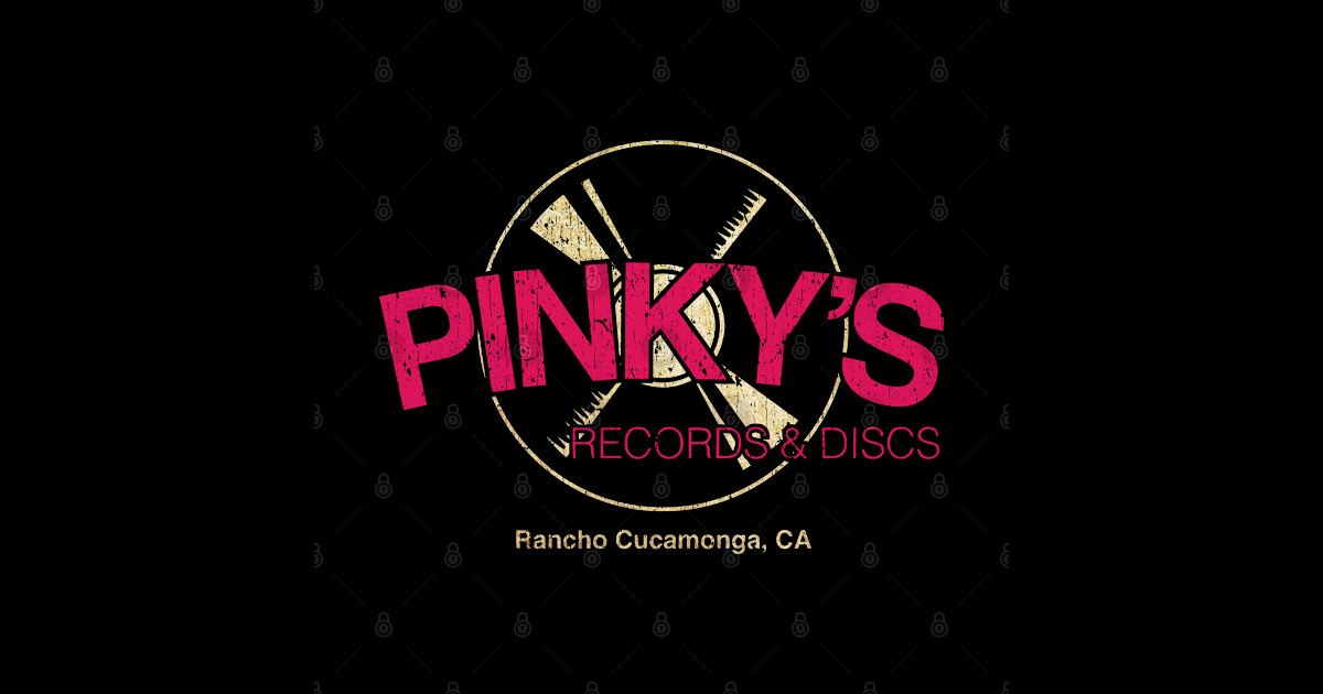 Pinky's Records - Pinkys Records - Sticker | TeePublic
