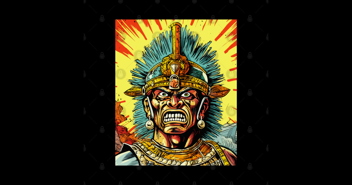 Aztec Warrior - Aztec Warrior - Sticker | TeePublic