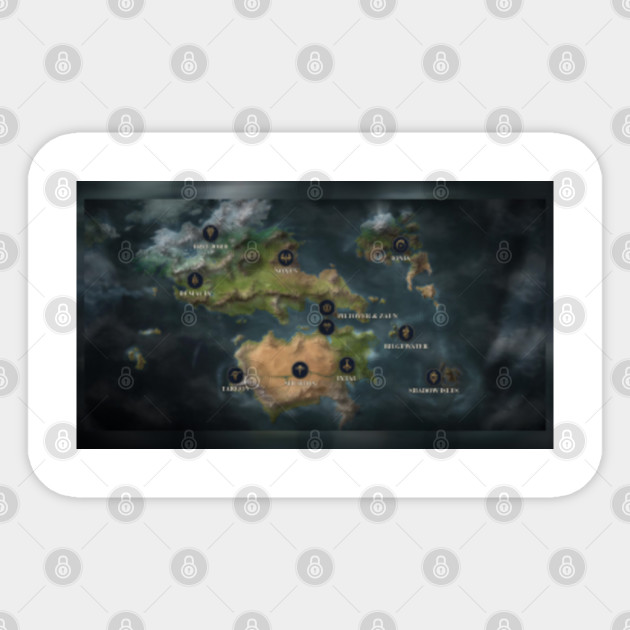 Map of Runeterra - League Of Legends - Sticker | 20% OFF Today Sale ...