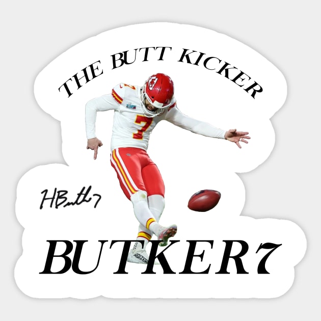 Harrison Butker winning field goal kick - Harrison Butker - Sticker ...
