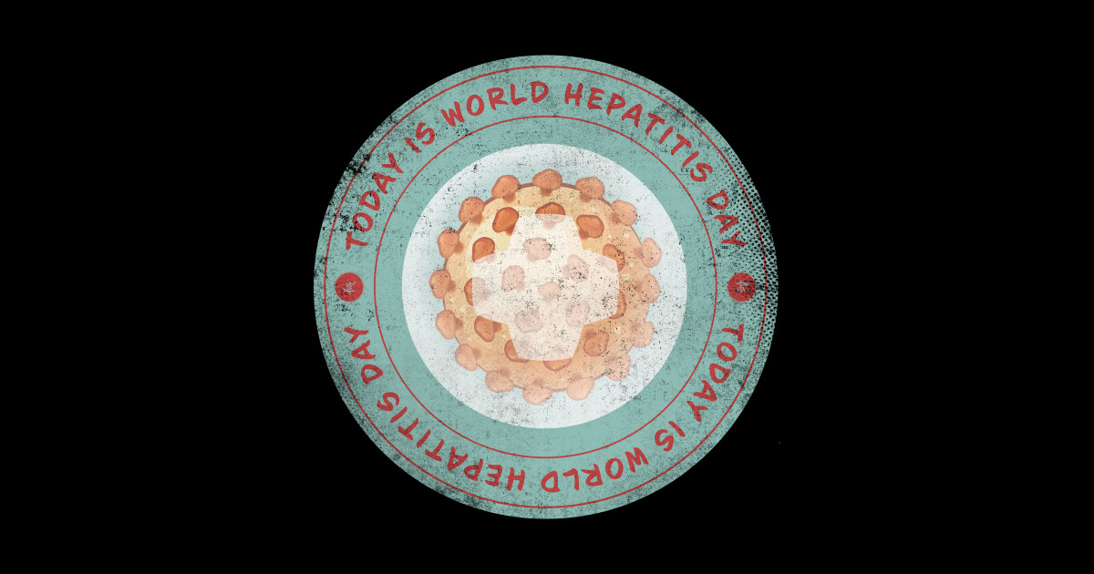 Today is World Hepatitis Day Badge - Today - Sticker | TeePublic