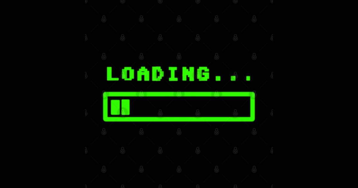 loading... - Load - Sticker | TeePublic