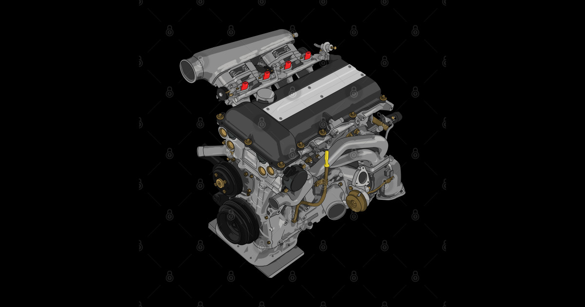 SR20 Blacktop - Sr20 - Sticker | TeePublic